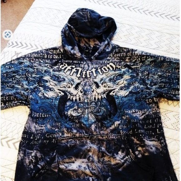 Affliction | Sweaters | Vintage Affliction M Hoodie For Men | Poshmark